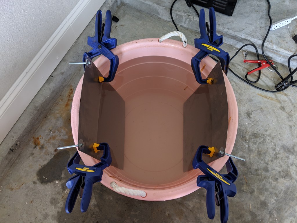 Restoring Cast Iron Pans part 3: Building an electrolysis tank – An ...